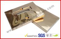 China Handmade Golden Envelope Card Board Packaging Boxes , Screen Protector Packaging for sale