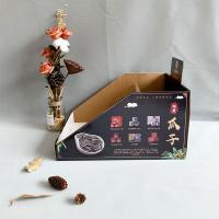 China Supermarket Food Display Box Corrugated Packaging Box Color Box Paper Snack Promotion Empty Box Folding Paper Box Custom for sale