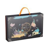 China Handheld Gift Box Magnetic Flip Cover 3D Display Gift Box Customized Creative Book Gift Box for sale