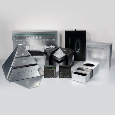 China Customized creative double door shaped pull-out box with a sense of technology, multi-layer drawer, gift storage box for sale