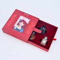 China Customized creative face changing drawer perfume box gift box Valentine's Day packaging box with hand gift box for sale