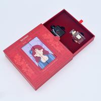 China Customized creative face changing drawer perfume box gift box Valentine's Day packaging box with hand gift box for sale