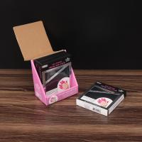 China Nail paper card shaped packaging box, customized beauty product display box, customized cosmetics corrugated paper color for sale