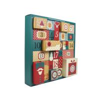 China Custom Countdown Calendar Gift Box Christmas Advent Calendar Blind Box Gift Packaging Surprise Box Customization for sale