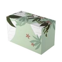 China Customized Small Fresh Color Double Layer Drawer Box Tea Gift Packaging Box Printing for sale