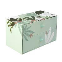 China Customized Small Fresh Color Double Layer Drawer Box Tea Gift Packaging Box Printing for sale