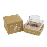 China Silver Craft Kraft Paper Aromatherapy Candle Gift Box for Perfume Essential Oil Packaging for sale