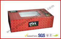 China 600gsm Rigid Board MP3 / 4 Electronics Packaging with PVC Window , Magnetic Packaging Box for sale