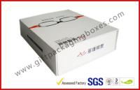 China 2MM Thickness Greyboard Electronics Packaging for Sun Glasses , Magnetic Flatable Box Packaging for sale