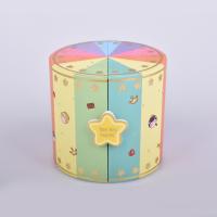 China Double opening cylindrical drawer gift box, gold stamping jewelry circular box, cylindrical paper tube customization for sale