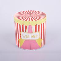 China Double opening cylindrical drawer gift box, gold stamping jewelry circular box, cylindrical paper tube customization for sale