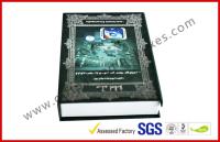 China Customized Magnetic Book Electronics Packaging Boxes , Silver Foil Decorative Border for sale