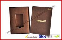 China Special Brown Paper Sleeve Electronics Packaging , Promotion Gift Packaging for Samsung Boxes for sale
