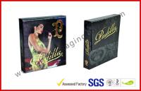 China 1.5MM Cardboard Golden Foil Cigar Gift Box , Magnetic Electric Cigarrettes Packing Boxes for sale