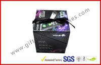 China Magnetic Flatable Gift Packaging Boxes , Promotion Greyboard Boxes for Watches / Jewelry for sale