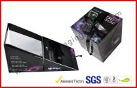 China Magnetic Flatable Gift Packaging Boxes , Promotion Greyboard Boxes for Watches / Jewelry for sale