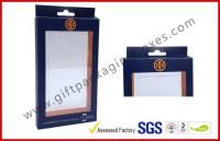 China Coated Paper Card Board Packaging , Spot UV Blister / Plastic Tray Packing for Iphone Cases for sale