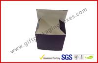 China 210gsm Ivory Card Board Packaging for Cake , Offset Pantone Color Printed Matt Purpel Card Box for sale