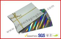 China Handmade Laser Silver Card board Packaging Boxes , A4 B5 Document Card Board Packaging for sale