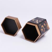 China Tea Gift Box Customization Exquisite Gift Box Heaven and Earth Cover Fine Hexagonal Seasoning Box Customization for sale