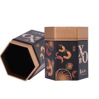 China Tea Gift Box Customization Exquisite Gift Box Heaven and Earth Cover Fine Hexagonal Seasoning Box Customization for sale