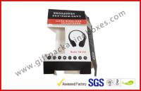 China Collapsible Customized CardBoard Electronics Packaging With Clear Window for sale