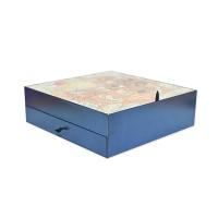 China Customized creative China-Chic clamshell packaging box Two side pull out double-layer gift box Color printing cardboard for sale