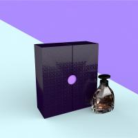 China High grade perfume packaging box, flip cover, double door, whitening freeze-dried powder, essence, eva sponge inner supp for sale