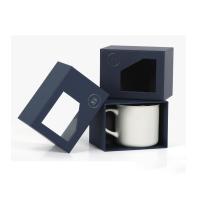 China Coffee, glass, paper box, gift box, window opening, Kraft paper roof, packaging box, Mug, gift box for sale