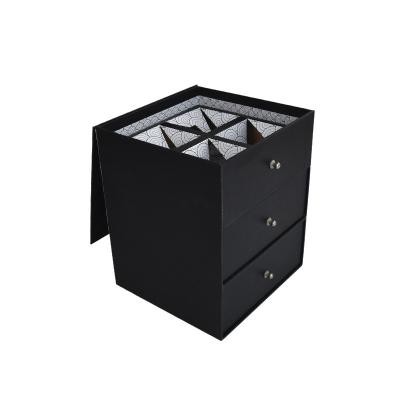 China Multi Layer Drawer Style Jewelry Storage Box Multifunctional Ring Packaging for sale