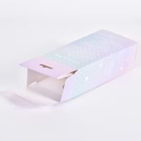 China Corrugated Kraft Paper Color Box White Card Digital Hollow UV Printing Paper Box for sale