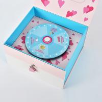 China Customized Square Flip Book Box Facial Mask Jewelry Gift Lock Valentine'S Day for sale