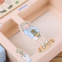 China Cosmetics Exquisite Packaging Box Printing Skywindow Color Box White Card Paper Box Packaging Box for sale