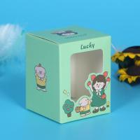 China Color printing, window opening, white cardboard packaging box, flip cover, cosmetics packaging box printing for sale