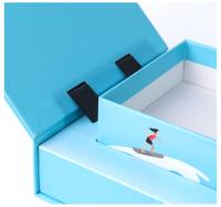 China High end double door gift box, custom flip automatic lifting gift box, universal packaging box, magnetic book box for sale
