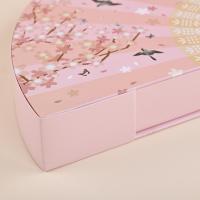 China Fan shaped packaging gift box, customized scarf, lipstick, gift paper box, world cover, color box, gift box, customized for sale