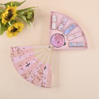 China Fan shaped packaging gift box, customized scarf, lipstick, gift paper box, world cover, color box, gift box, customized for sale