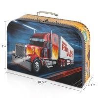 China Customized Gift Jewelry Box Children's Truck Handheld Carton with Lock Storage Packaging Box for sale