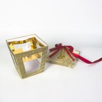 China Customized Exquisite Heaven and Earth Cover Luxury Gift Box Red Ribbon Holiday Gift Packaging Box for sale