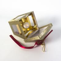 China Customized Exquisite Heaven and Earth Cover Luxury Gift Box Red Ribbon Holiday Gift Packaging Box for sale