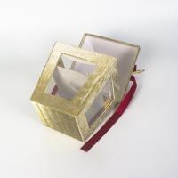 China Customized Exquisite Heaven and Earth Cover Luxury Gift Box Red Ribbon Holiday Gift Packaging Box for sale