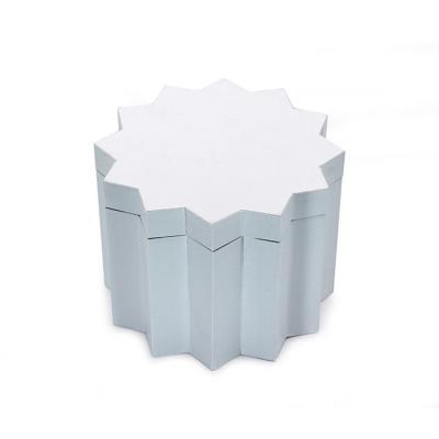 China Exquisite Shaped Paper Box Twelve Corner Packaging Box Polygonal Flat Cover Gift Box for sale