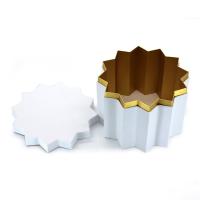 China Exquisite Shaped Paper Box Twelve Corner Packaging Box Polygonal Flat Cover Gift Box for sale