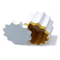 China Exquisite Shaped Paper Box Twelve Corner Packaging Box Polygonal Flat Cover Gift Box for sale