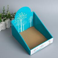 China Color Printing Cosmetics Desktop Display Box Paper Corrugated Storage Display Box for sale
