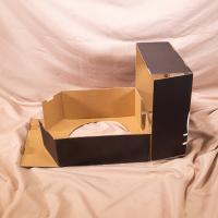 China Circular Ball Shaped Corrugated Display Color Box For Basketball Football Packaging Box for sale
