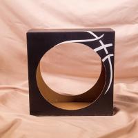 China Circular Ball Shaped Corrugated Display Color Box For Basketball Football Packaging Box for sale