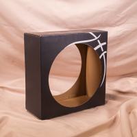 China Circular Ball Shaped Corrugated Display Color Box For Basketball Football Packaging Box for sale