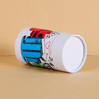 China T-Shirt Paper Tube Round Graduation Season Clothing Packaging Box Customization for sale