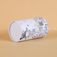 China Graduation Season Clothing Paper Tube Packaging Boxes T-Shirt Circular Paper Boxes for sale
